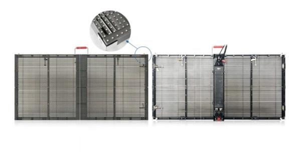 Outdoor 3840Hz Window AVOE LED Display 1000x500mm Or 1000x1000mm Cabinets