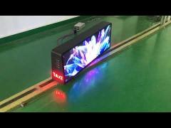 IP65 LED Taxi Roof Display 5500nits Brightness P4 Taxi Top LED Panel Double Sided Display