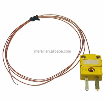 Cina GG-K-30-SLE K Type Thermocouple Temperature Line High Temperature Resistant Glass Fiber Temperature Measurement Line in vendita