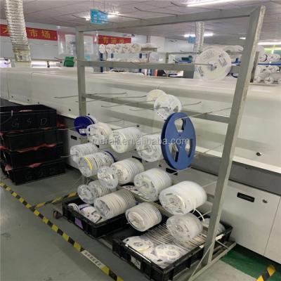 China Hoog - van de de Spoelopslag van SMT ESD van het kwaliteitsroestvrije staal Kar van het het Rekkarretje de Opschortende Te koop