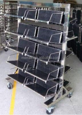 Cina CARRETTO di STOCCAGGIO del PWB di SMT della vendita all'ingrosso di prezzo franco fabbrica, CARRELLO del PWB di ESD in vendita