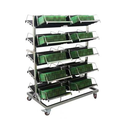 China SMT Antistatic ESD Magazine Rack Anti Static PCB magazine rack for PCB assembly line pick and place machine for sale