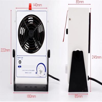 China Bank Hoogste Antistatische ESD Ionizer Ventilator 125mm Uitloper SL-001 Te koop