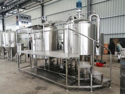 China 500l 600l 800l 1000l Turn-key beer brewing equipment copper brew kettle for pub restaurant for sale
