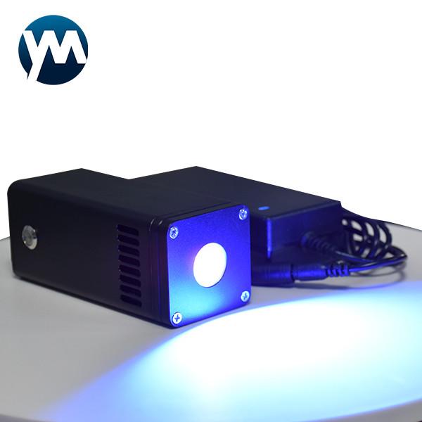 Portable Air Cooling 72W 365nm UV LED Flashlight 395nm 20mmx20mm