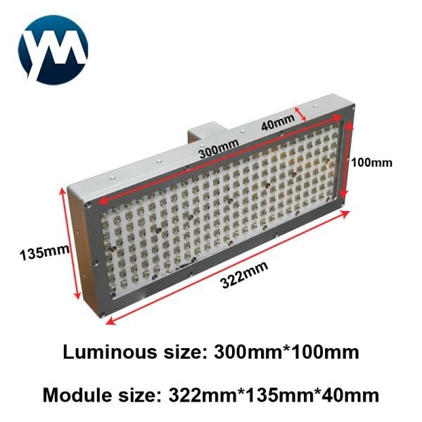 LED UV raffreddato ad acqua che cura lampada 2000W LED UV 365nm 385nm 395nm 405nm