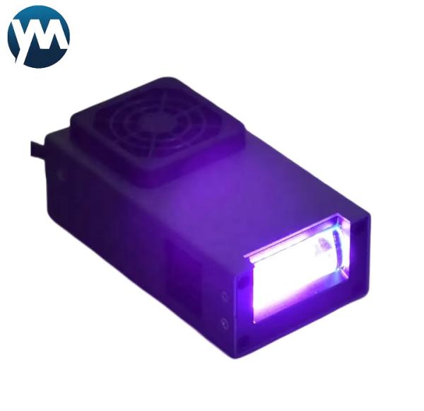70W UV LED 365nm Lampada 385nm 395nm 405nm Flascia per raffreddamento dell'aria Ispezione della vernice dell'auto