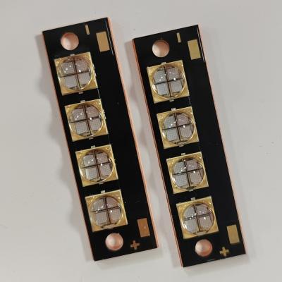 Módulo LED UV de 40W, 365nm 395nm, com placa de cobre, chip LED UV