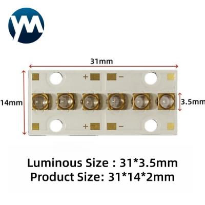 China 18W UV LED OEM ODM 365nm 395nm PCB Seamless Splicing Module LED Car Paint Inspection Uv Light LED UV Curing for sale