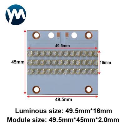 China PCB LED Curing Lamp Offset Ink UV Light Module 100W 365nm 385nm 395nm 405nm for sale