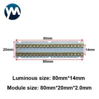 China 120W Curing UV Lamp Module 2.8A Current Quartz Lens Encapsulation for sale