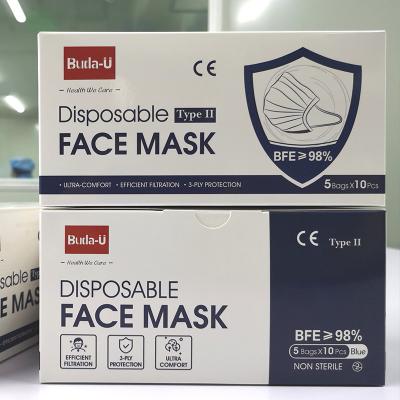 China 3 laag Medisch Beschermend Masker voor Covid, Beschermend Luchtvervuilingsmasker Te koop