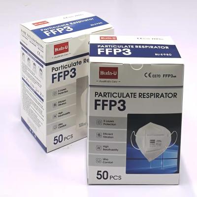 China 99% Min Filtration Efficiency FFP3 die Half Goedgekeurd Maskerce NB0370 filtreren Te koop