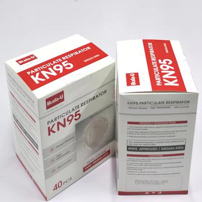 Cina FDA u.c.e. ha elencato 5 il respiratore polverizzato 40pcs di strato KN95 in vendita