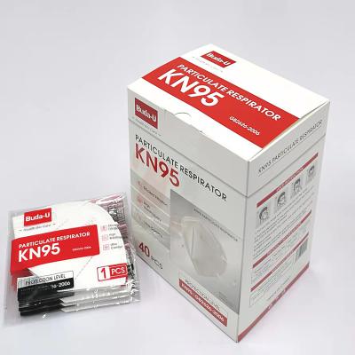 中国 EUAはKN95マスク5の層GB2626の保護レベルの単一のパックを承認した 販売のため
