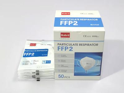 Cina BU-E960 adulto FFP2 che filtra la mezza maschera di protezione cinque strati con il CE 0370 di alta efficienza in vendita