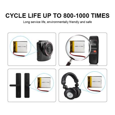 China 3.7v 500mah Lithium Polymer Battery Cell Polymer Lithium Battery Pack for sale