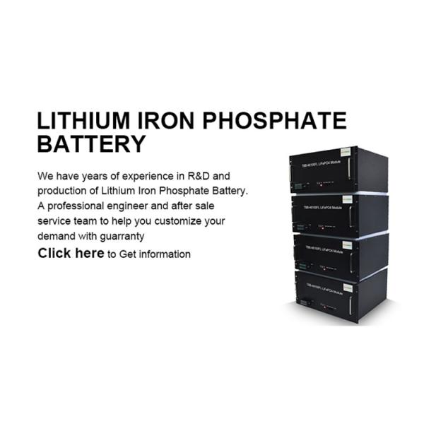 Quality LFP Rechargeable 48V Lithium Iron Phosphate Battery For Solar Home for sale
