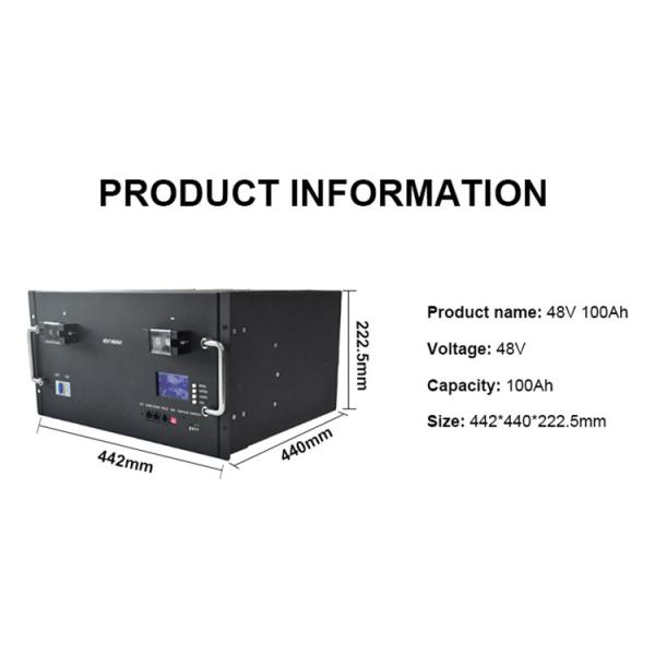 Quality LFP Rechargeable 48V Lithium Iron Phosphate Battery For Solar Home for sale