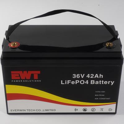 China Bateria de armazenamento de energia Lifepo4 de 36V 42Ah para substituição de ácido de chumbo com vida útil de ciclo longo for sale