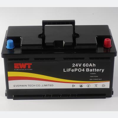 中国 リチャージ可能なライフポ4 24V 60Ah リチウムイオンリン酸電池 販売のため