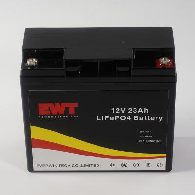 China EWT 12V 23AH Lithium-Lithium-Ionen-Batteriepaket für Außenstromversorgung zu verkaufen