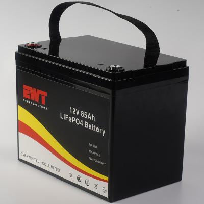 China EWT Factory Made Li-Fepo4 Batteriepack 12.8V 85Ah Custom Made OEM zu verkaufen