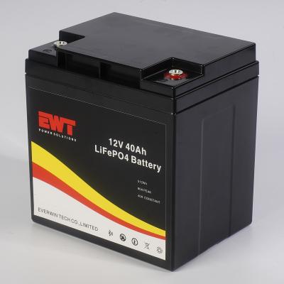 China Personalisierte Outdoor-Large 12V 40AH Lifepo4 Batterie mit Staub- und Wasserschutz 14,6V Eingangsspannung zu verkaufen