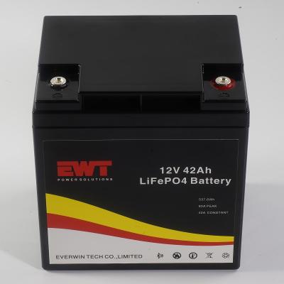 China EWT Lifepo4 12V 42AH Battery Pack High Safety and Long Cycle Life for Home Energy Storage System for sale