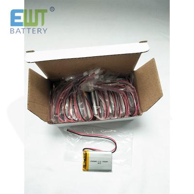 China Oem Odm Supported Lithium Ion Polymer Battery LP603450 3.7V 1000mAh for sale