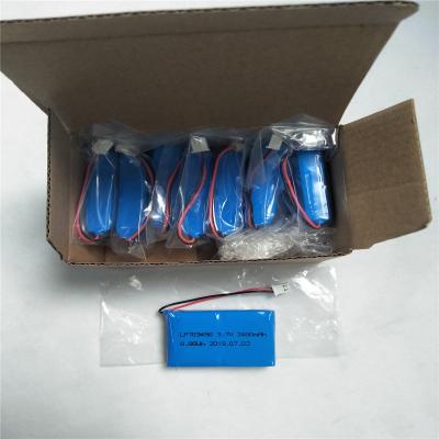 China LP703450 3.7V 2400mAh Lithium Polymer Rechargeable Battery for Air or Sea Transportation for sale