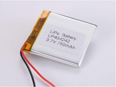 China LP404242 3.7V 750MAH ROHS Certified Lithium Polymer Battery -20°C To 60°C for Your B2B Requirements for sale