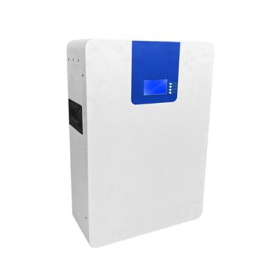 China Bateria LiFePO4 de 5 kWh montada na parede para equipamento doméstico de armazenamento de energia solar fotovoltaica à venda