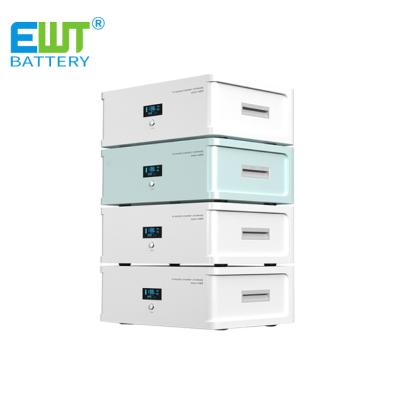 China Power Stacked Solar System Optical Storage Battery 100Ah 48V Li Ion Battery Manufacturers for Environmental Friendly for sale