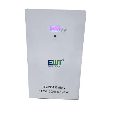 China 5kwh Solar Storage Lithium Battery 48V 51.2V 100Ah Battery Backup Wall-Mounted Power LiFePo4 LiFePO4 Cathode Materials for sale