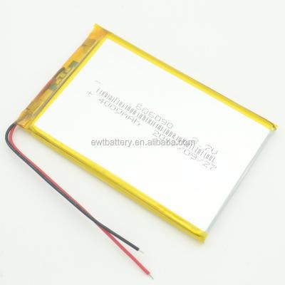 China Lipo Battery Factory 4000mAh 3.7V Long Lasting 1000 Cycles Rechargeable Li-polymer Battery LP606090 CE/RoHS Certified 12-Month for sale