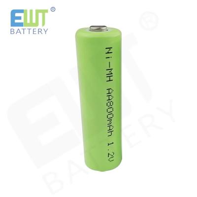 China EWT Ni-MH 1.2V 800mAh Rechargeable Batteries-Single Cell 800 Cycle Life 0.96Wh for sale