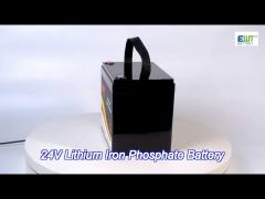 Batterie rechargeable au lithium fer phosphate 24V 30AH LiFepo4