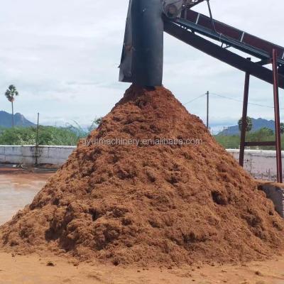China Máquina de seda abierta de coco para el colchón marrón extractor de fibra de coco en el cortador de granjas en venta