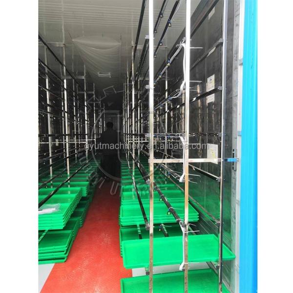 Quality Indoor Forage Grass Fodder Growing Cabinet Automatic Alfalfa Hydroponic for sale
