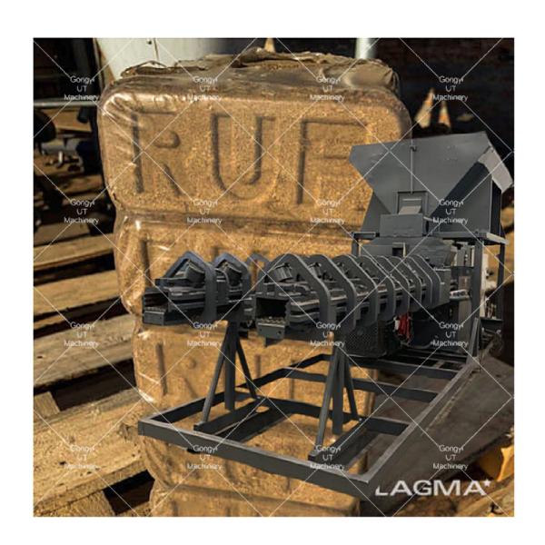 Quality Biofuel Wood Hydraulic Briquetting Press Making Machine Sawdust Briquette for sale