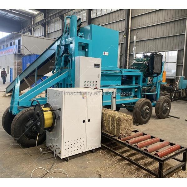 Quality Wood Sawdust Hay Baler Bagging Machine Equipment with 80-120 Bales Capacity and for sale