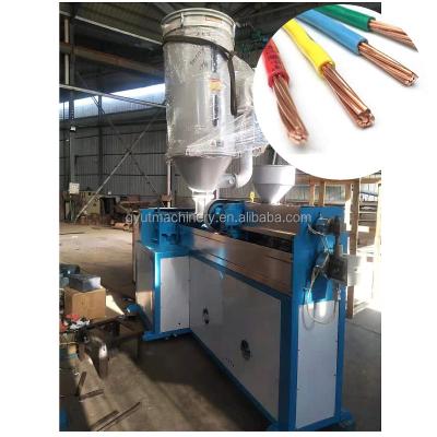 China Máquina de fabricação de cabos de cobre com material de PVC e LSHF de dupla cor à venda