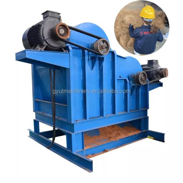 Quality High Capacity Coconut Husk Decorticating Machine 380V Voltage Coconut Fiber Extractor for sale
