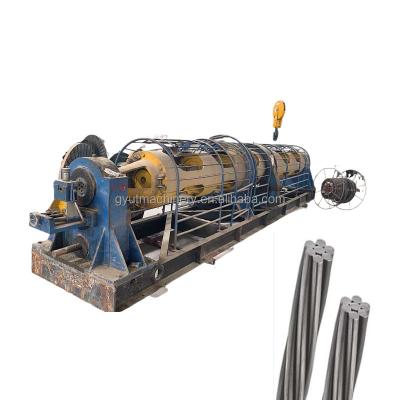 China Second Hand Wire Rope Tubular Stranding Machine Semi-Automatic Grade Copper Stranding for sale