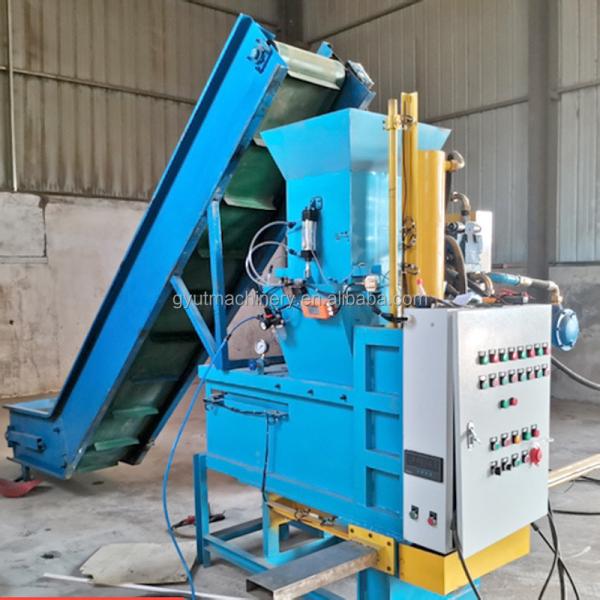 Quality Automatic Wood Shaving Sawdust Baler for Pet Bedding Multi-function Packing for sale