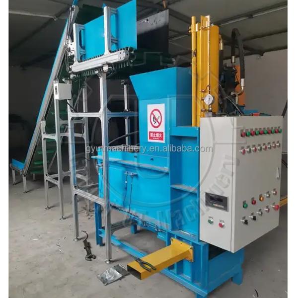 Quality Automatic bagging wood sawdust shavings compress baler machine with 2100 KG for sale