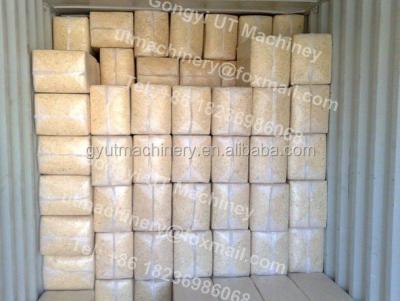 China High Throughput Wood Sawdust Shavings Baler Press Bagging Machine for Horse Bedding for sale