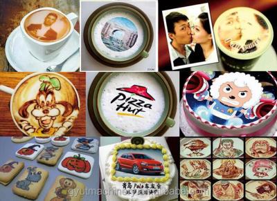 China Food Beverage Shops Benefit from Multi Function Coffee Printer 3D Edible Food Printer for sale