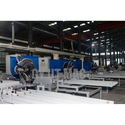 China Garment Shops High Capacity Wood Pallet Block Machine with Cutting Saw Labor Saving for sale